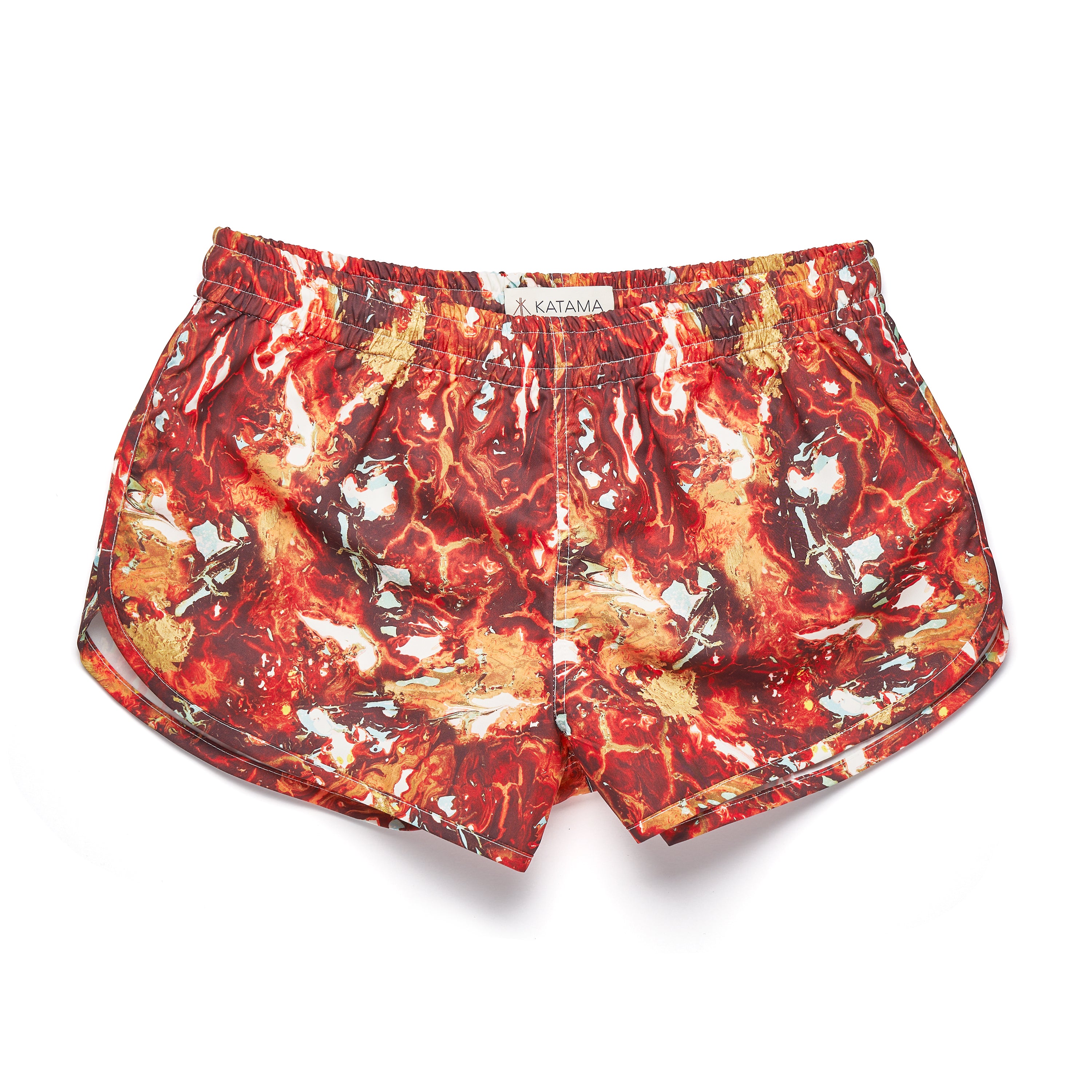 BRADEN - STEVE LYONS PRINT CLAY AND CANOE GREEN OILY PRINT – Katama